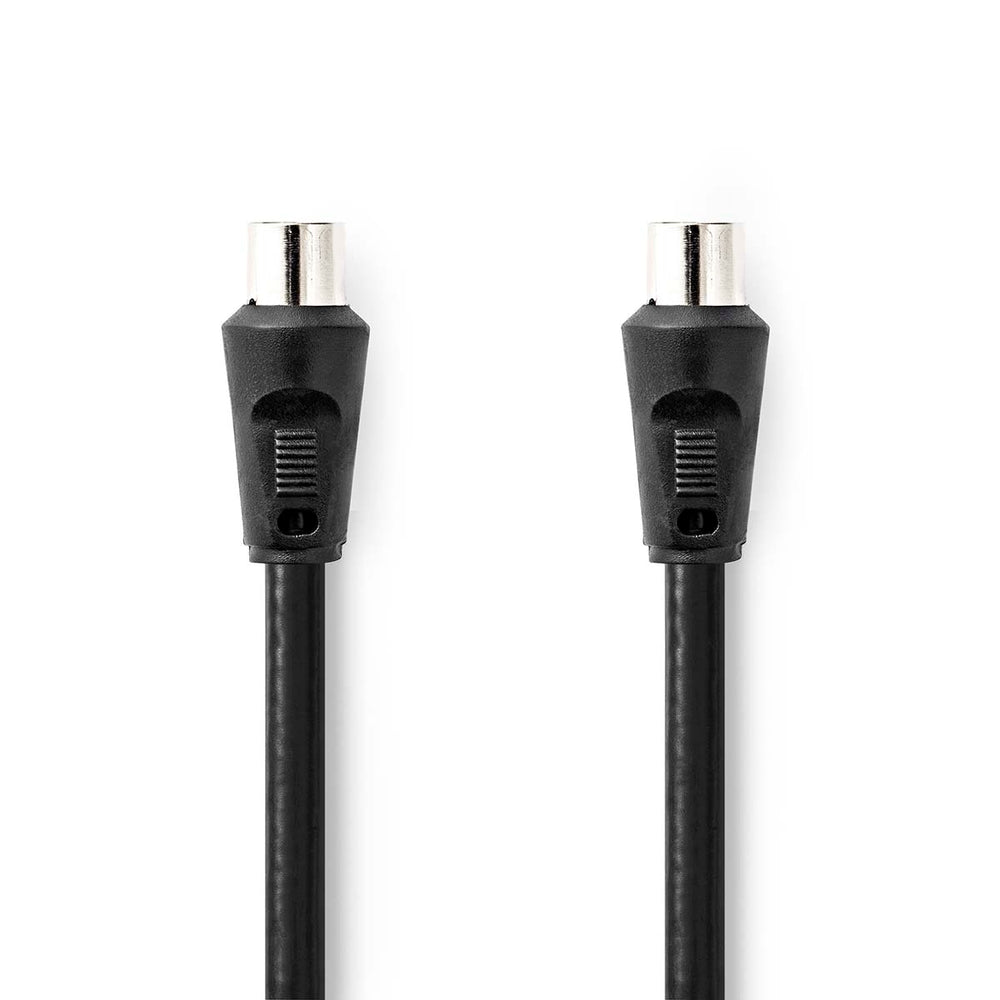 Molemmat Coax Cable | IEC (Coax) Male | IEC (Coax) Female | Nickel ...